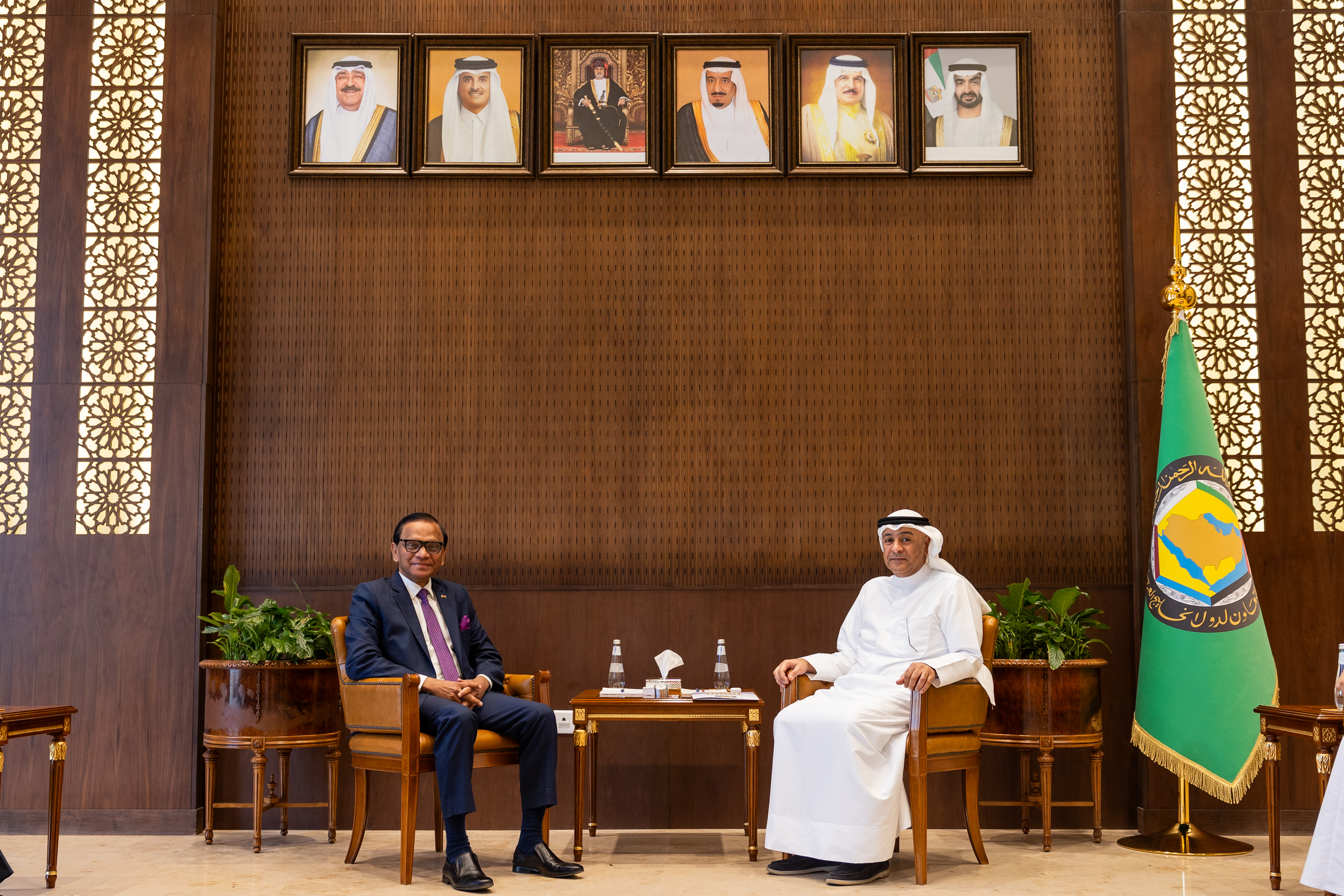 HE the GCC Secretary General Receives Sri Lankan and Austrian ...