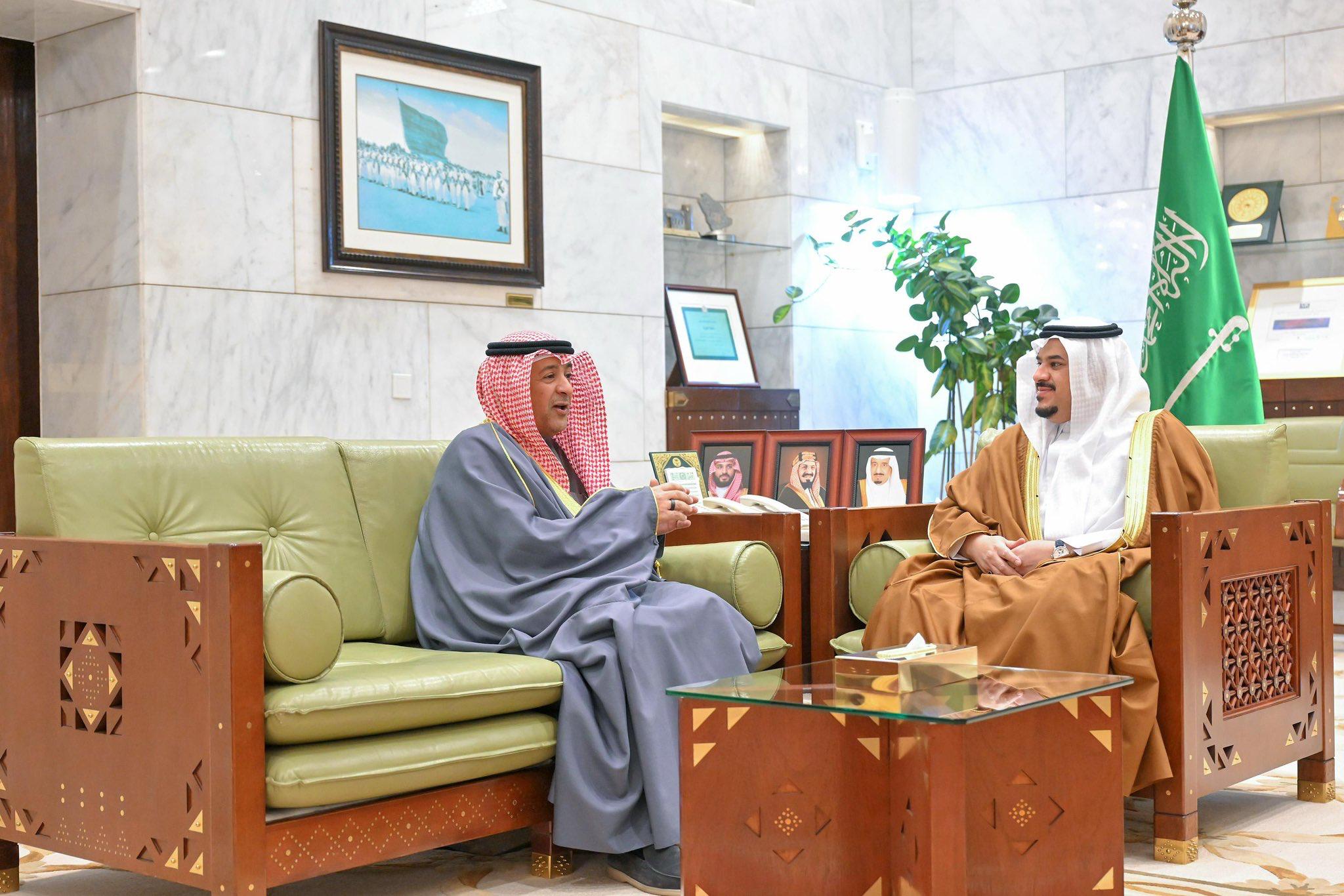 His Royal Highness the Deputy Governor of Riyadh Receives HE the GCCSG