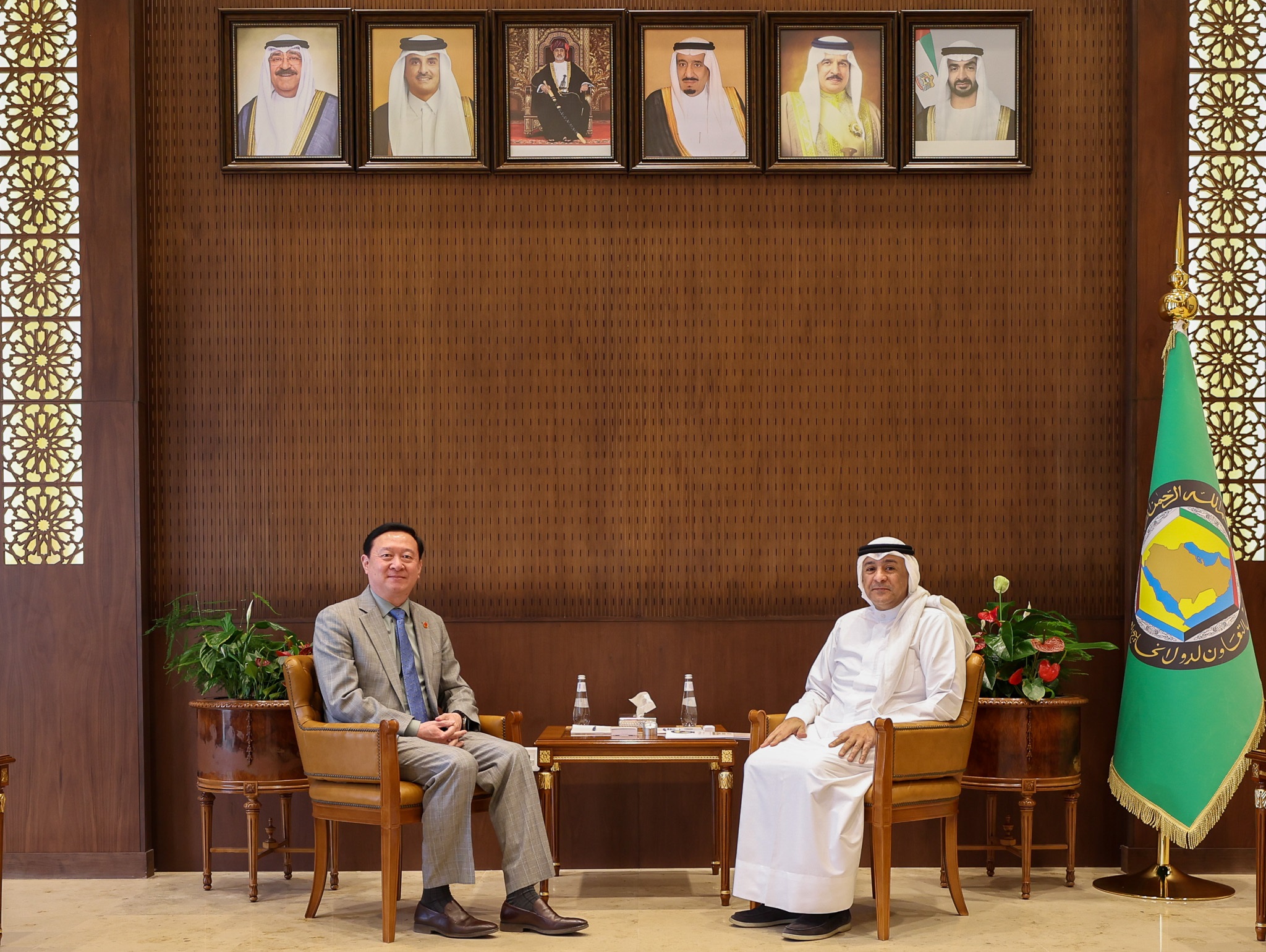 HE the GCCSG Receives the Ambassador of the People's Republic of China ...