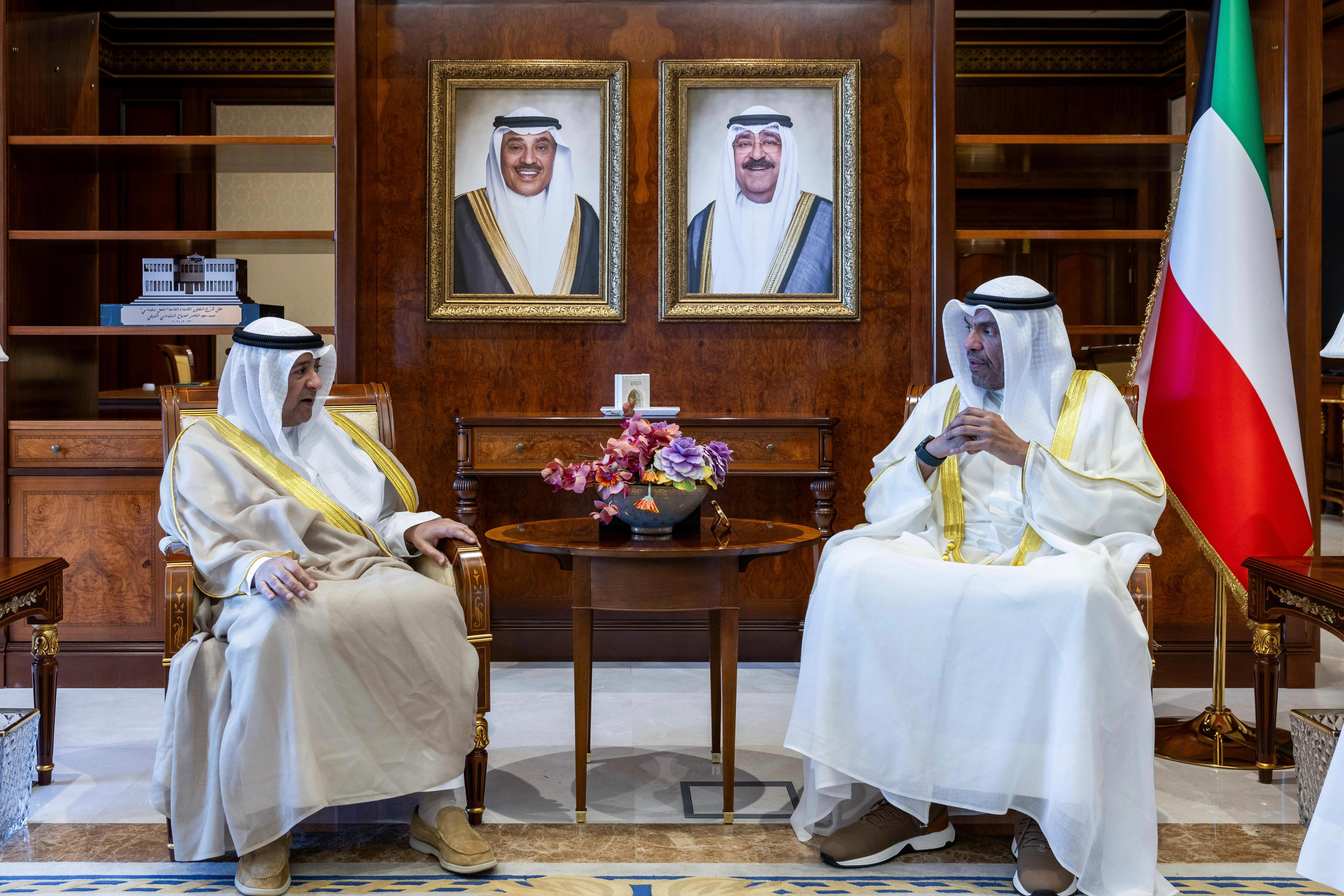 HE the Minister of Foreign Affairs of the State of Kuwait and HE GCC SG ...