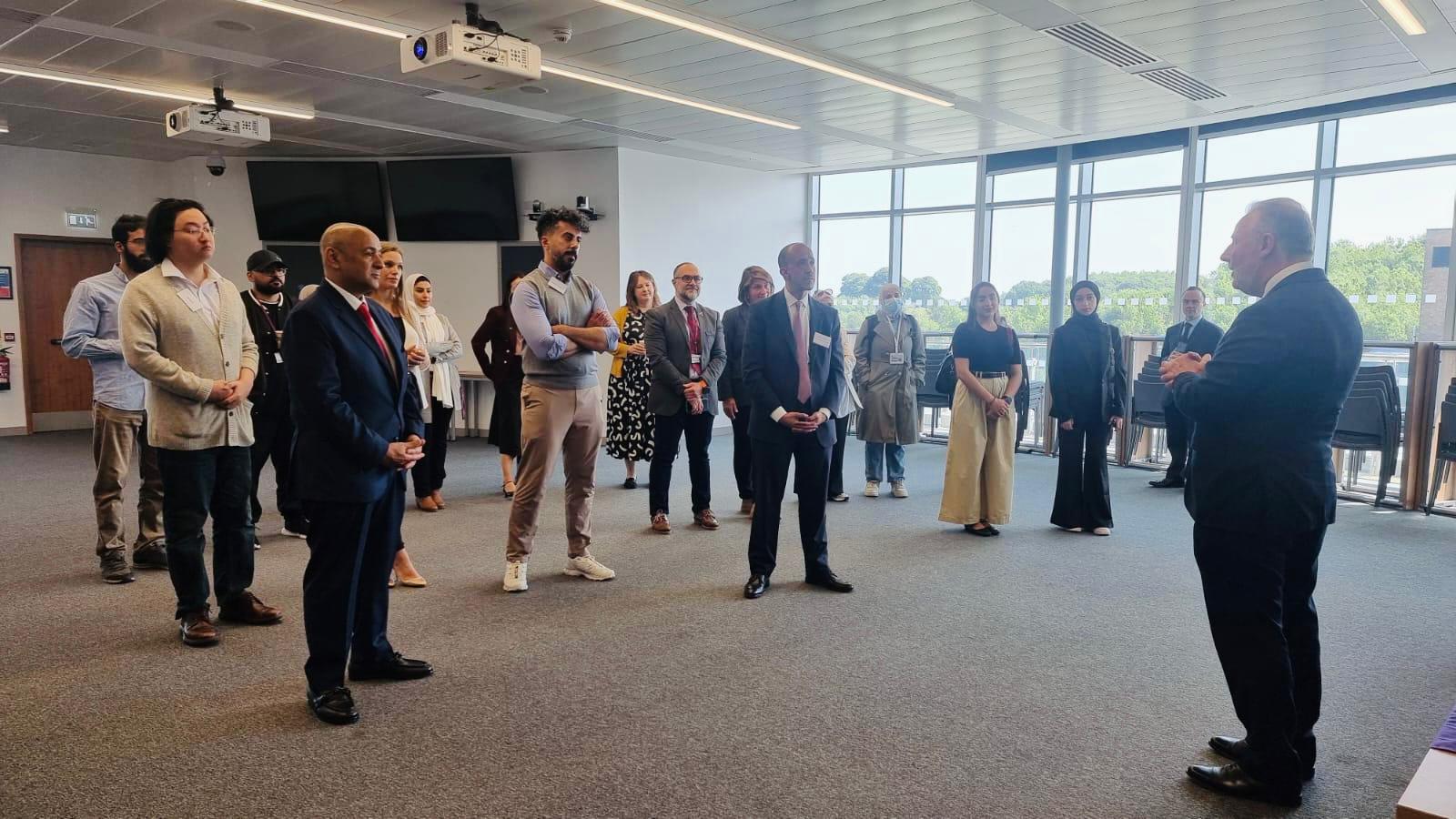 HE the GCCSG Meets Gulf Students at Durham University in the UK