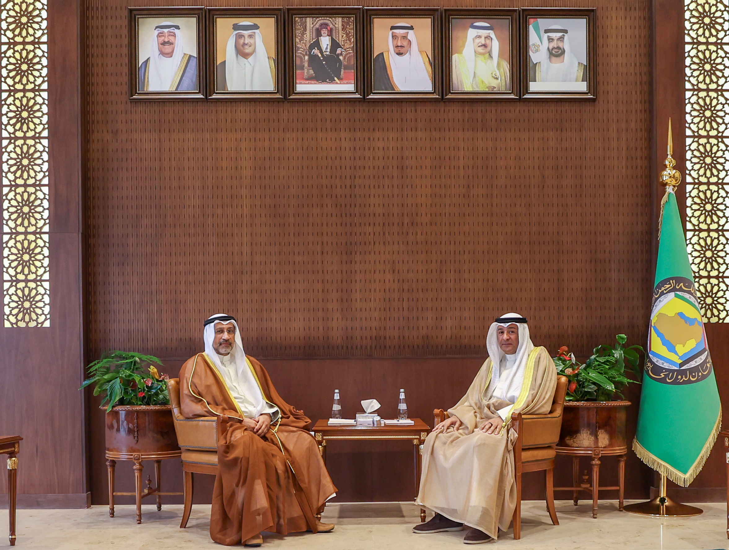 HE the GCCSG Receives the President of the Arab Bank for Economic ...