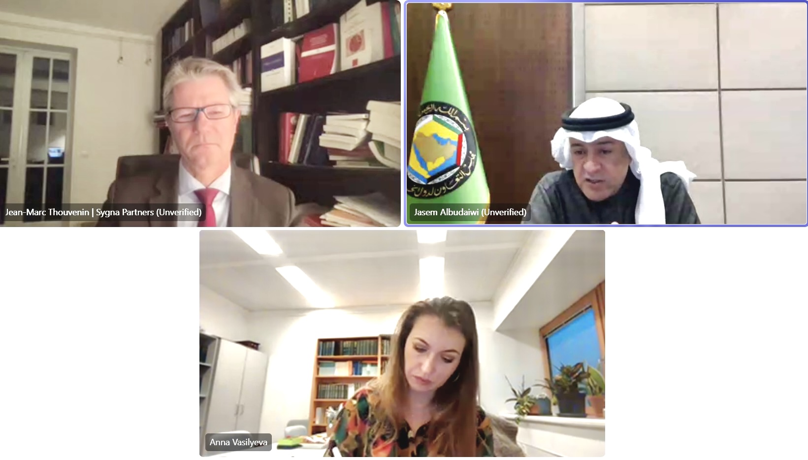 HE the GCCSG Holds Virtual Meeting with Secretary General of Hague Conference on Private ...